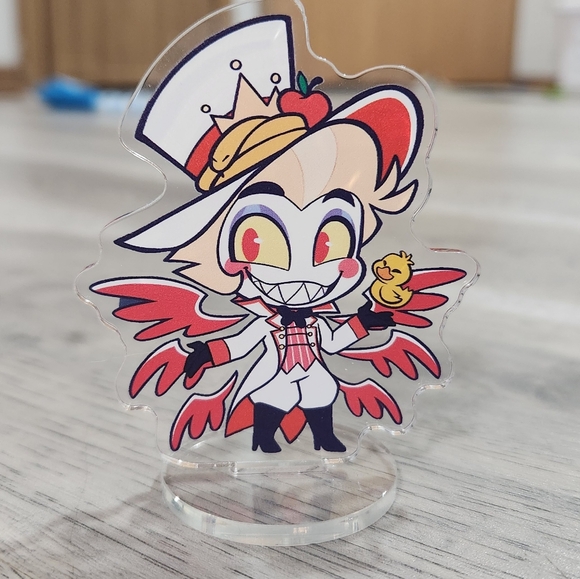 None | Art | Hazbin Hotel Lucifer Morningstar Mini Acrylic Standee ...